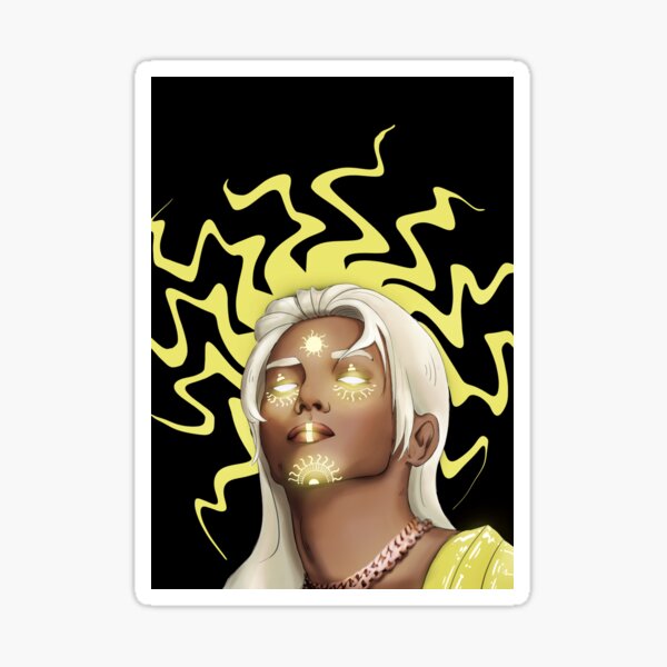 "Apollo the god of the Shining Sun" Sticker for Sale by 4Gani | Redbubble