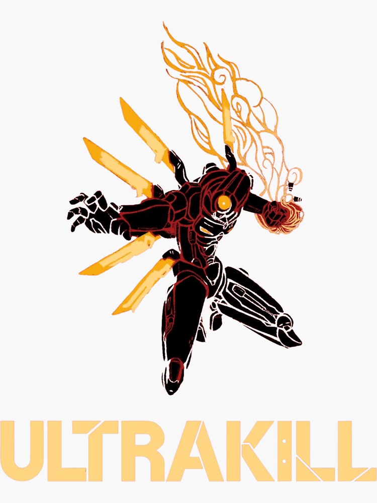 "Ultrakill" Sticker for Sale by Jackob7 | Redbubble