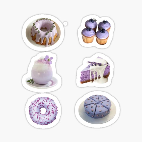 "Purple Food / Ube flavor" Sticker for Sale by Kito-Kato | Redbubble