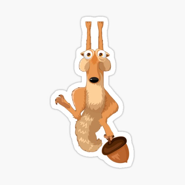"Ice Age Scrat’s Nutty" Sticker for Sale by MrAlpha26 | Redbubble