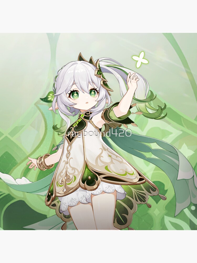 "Nahida" Sticker for Sale by raybound420 | Redbubble