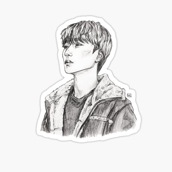 "San ATEEZ" Sticker for Sale by infired-koya | Redbubble