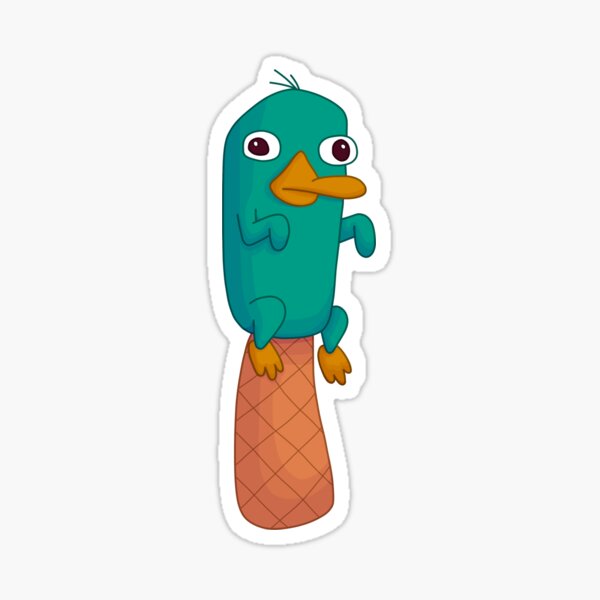 "Perry the Platypus" Sticker for Sale by simsav | Redbubble