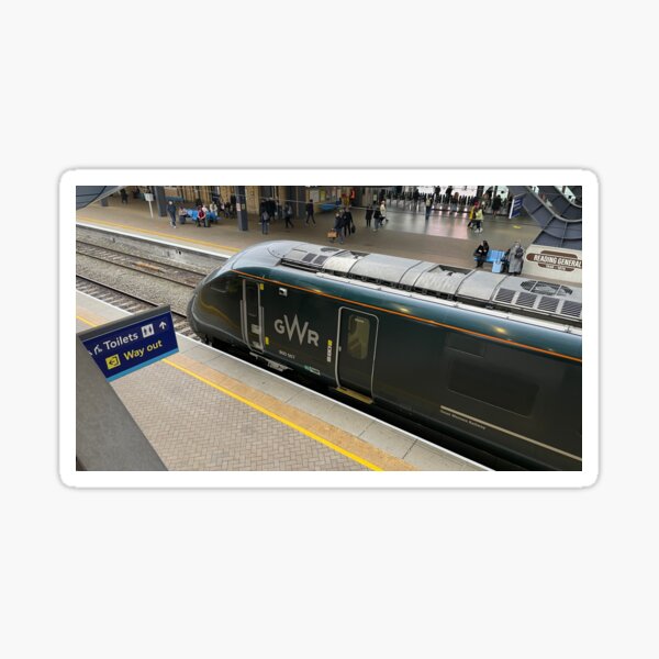 "GWR 800007 Reading December 2022" Sticker for Sale by 1TrackMindRail ...