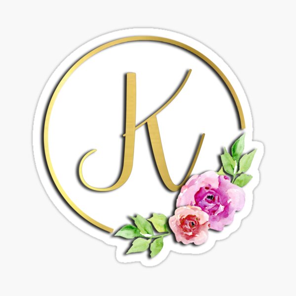 "Letter K" Sticker by doodlesbydani | Redbubble