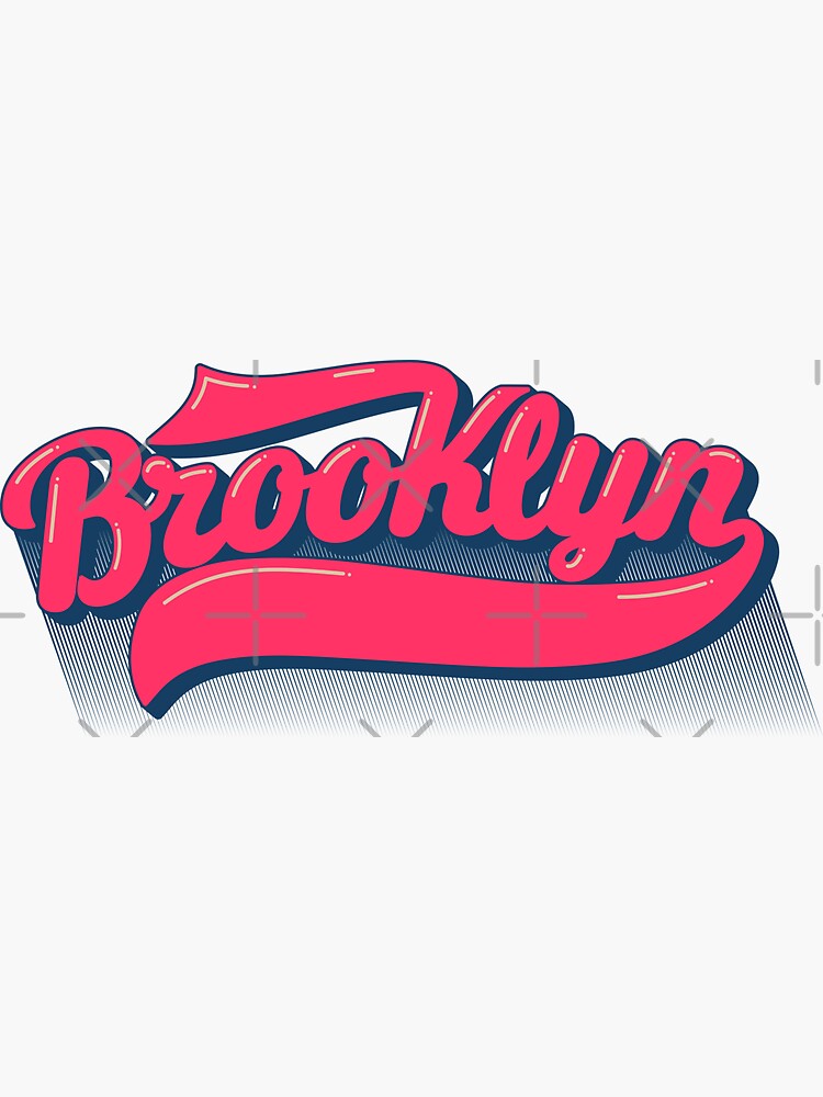 "New York Brooklyn Vintage, Brooklyn Vintage Lettering, Brooklyn Logo ...