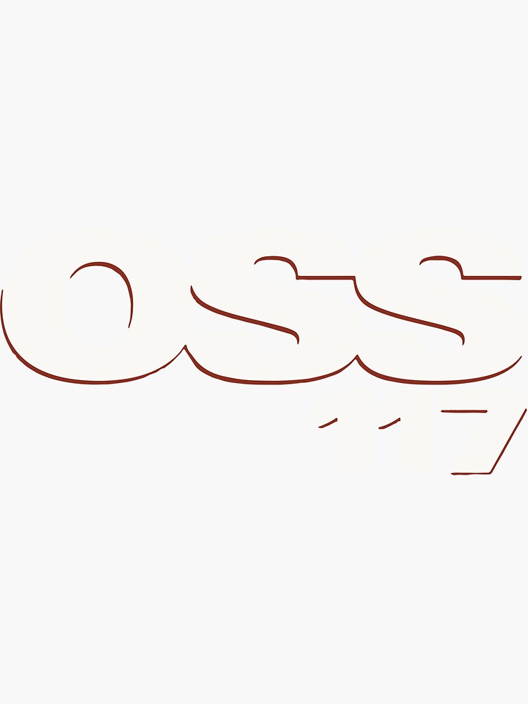 "OSS 117" Sticker by opngoo | Redbubble