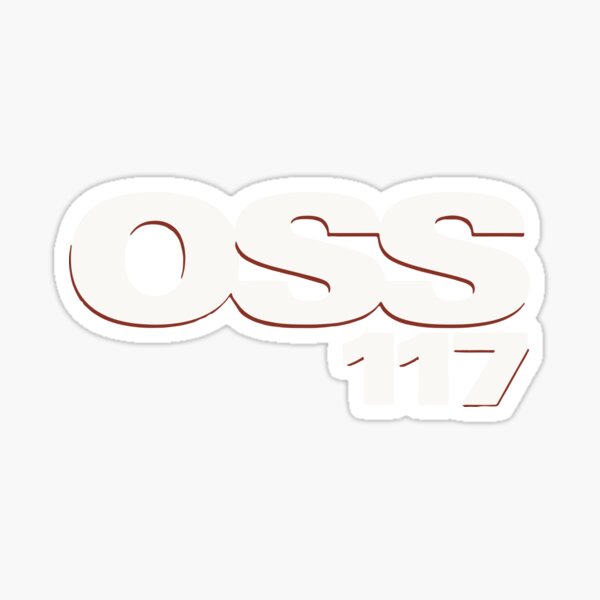 "OSS 117" Sticker by opngoo | Redbubble