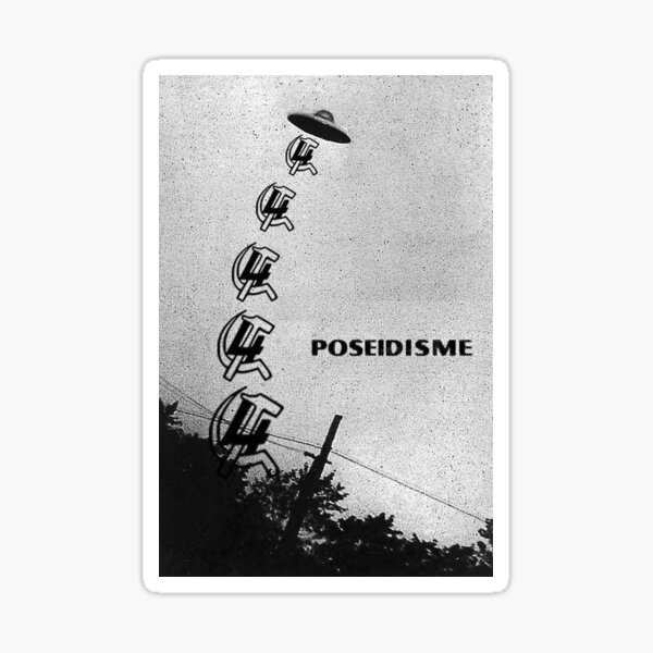 "Posadism - I want to believe" Sticker for Sale by innawoods | Redbubble