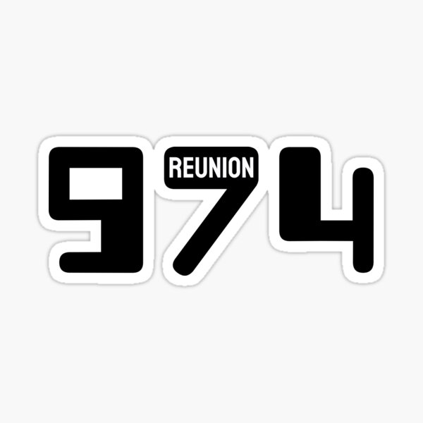 "Reunion island 974 - Intense island - Creole" Sticker for Sale by ...