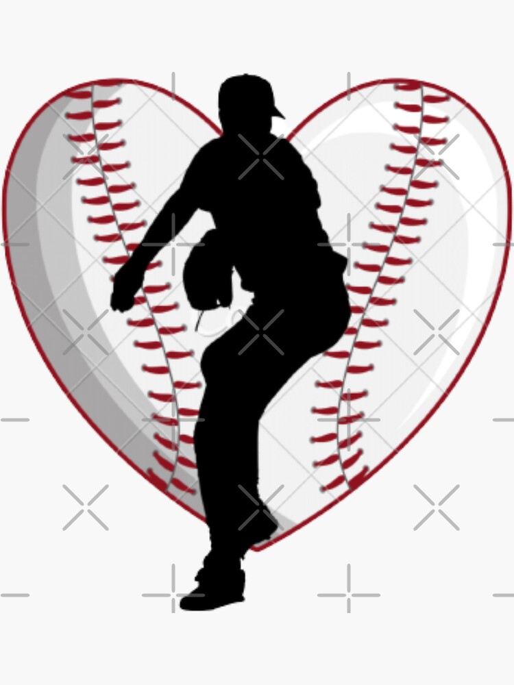 "Official Pitcher For Team" Sticker for Sale by kawya25 | Redbubble