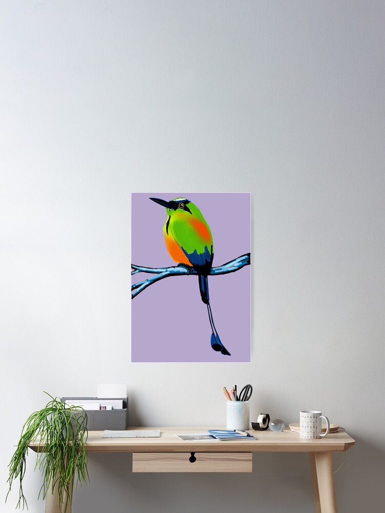 "The Torogoz bird" Poster by paisajetropical | Redbubble
