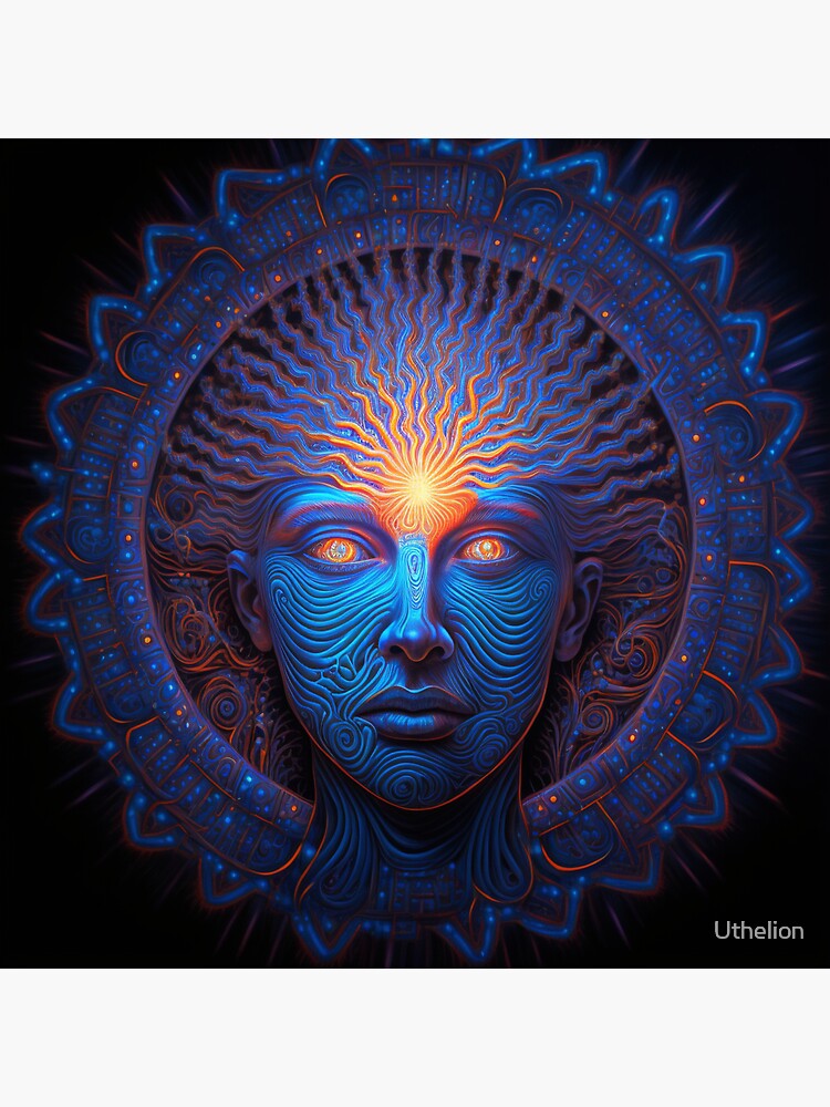 "Spiritual Designs - A Look into the Self" Sticker for Sale by Uthelion ...