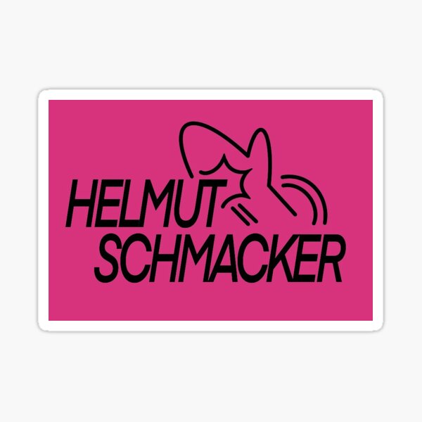 "Pink Logo" Sticker for Sale by helmutschmacker | Redbubble