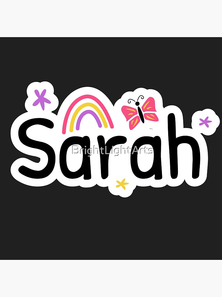 Sarah Name Design