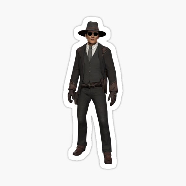 "Villain population one character" Sticker for Sale by popnchicken ...