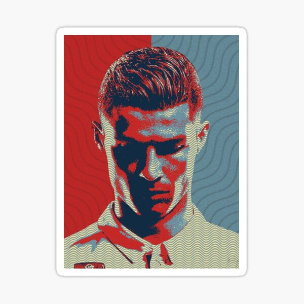 "Ronaldo" Sticker for Sale by negibhamady | Redbubble