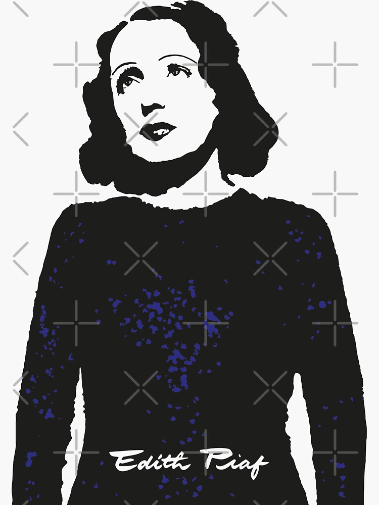"Edith Piaf" Sticker for Sale by printation | Redbubble