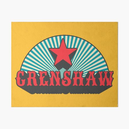 "Los Angeles Crenshaw - LA Crenshaw - LA Crenshaw logo" Art Board Print ...