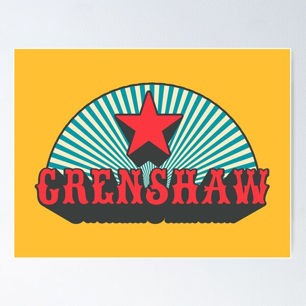 "Los Angeles Crenshaw - LA Crenshaw - LA Crenshaw logo" Poster by ...