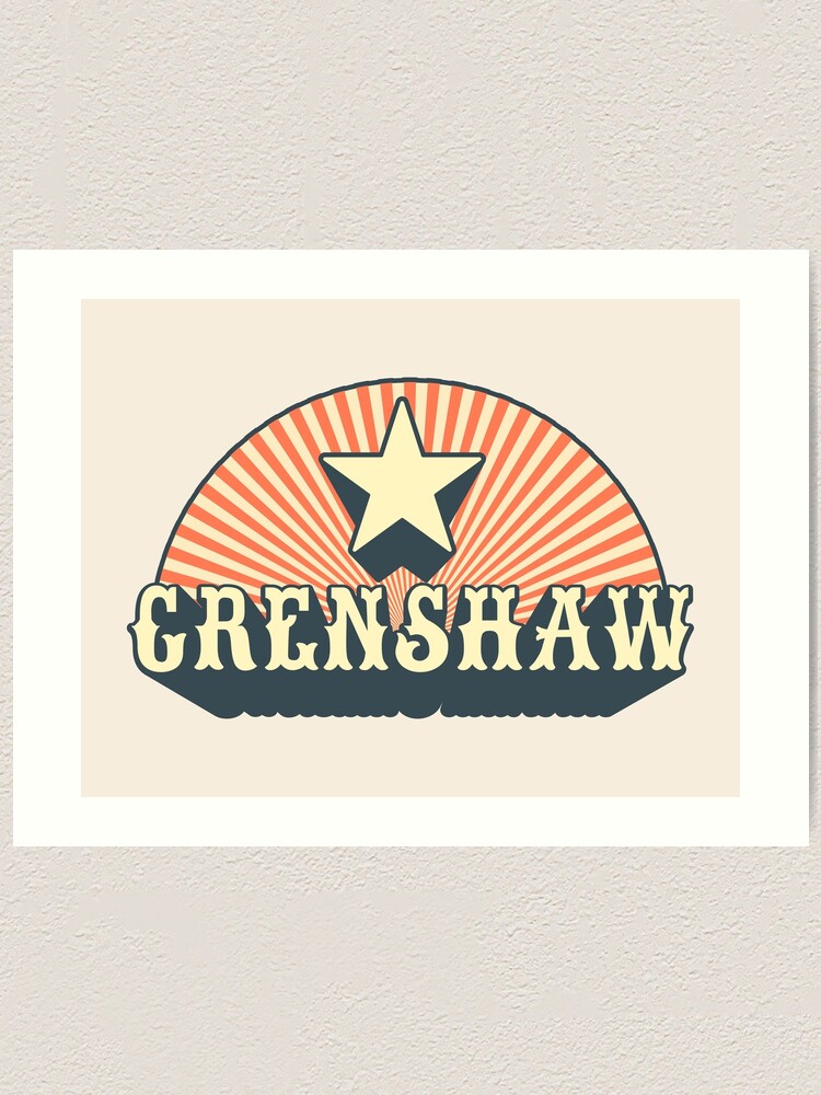 "Los Angeles Crenshaw - LA Crenshaw - LA Crenshaw logo" Art Print for ...