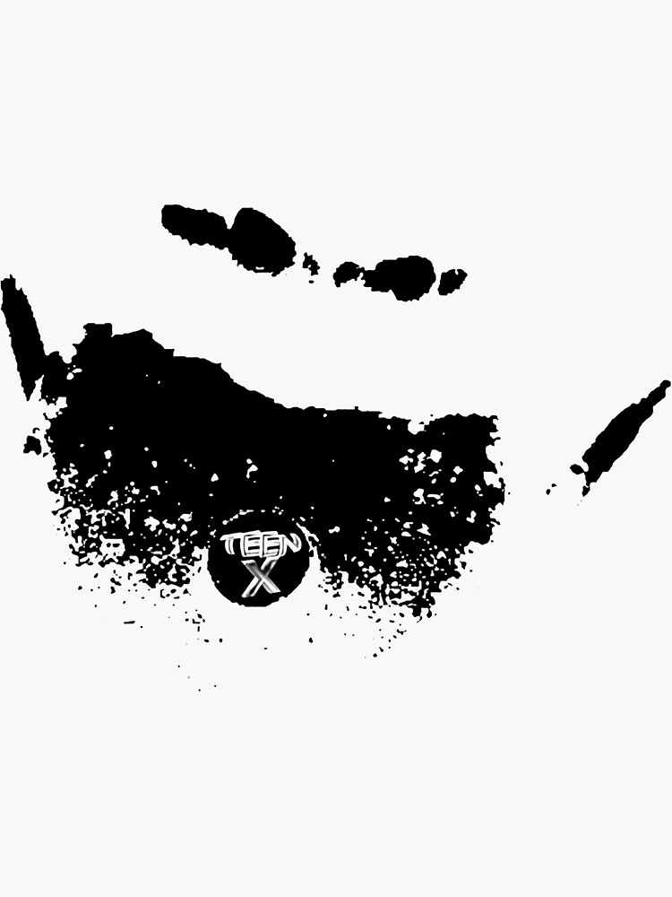 "ken carson teen x opium album cover" Sticker for Sale by Naezzz ...