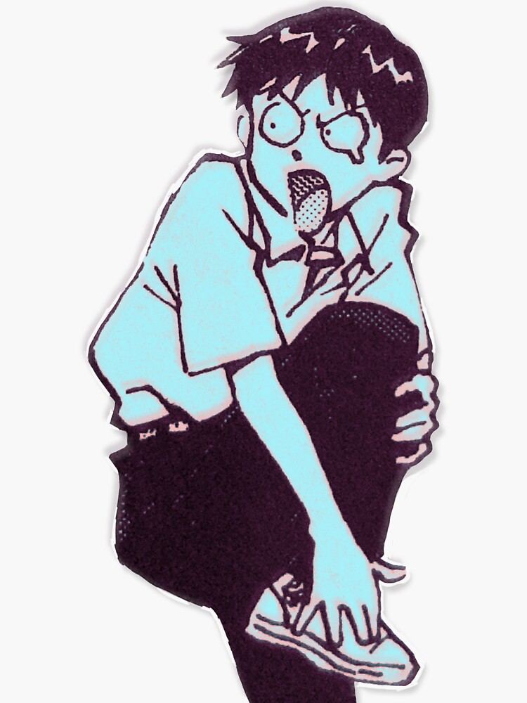 "Shinji - Neon genesis Evangelion" Sticker for Sale by Endinfullbloom ...