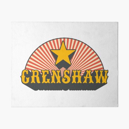 "Los Angeles Crenshaw - LA Crenshaw - LA Crenshaw logo" Art Board Print ...