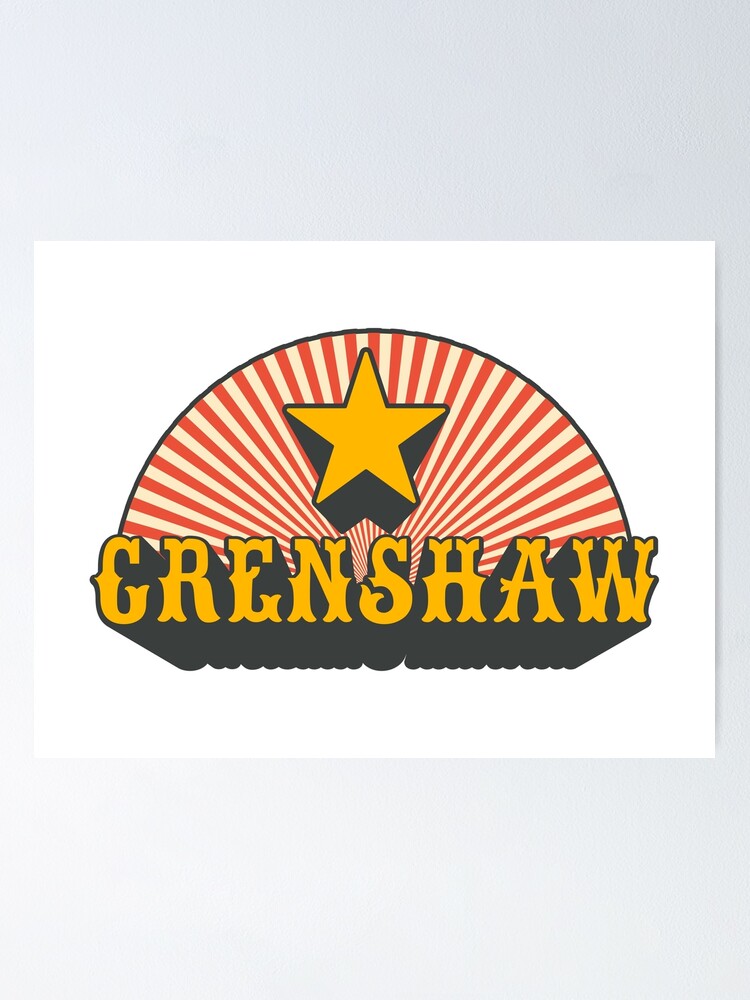 "Los Angeles Crenshaw - LA Crenshaw - LA Crenshaw logo" Poster by ...