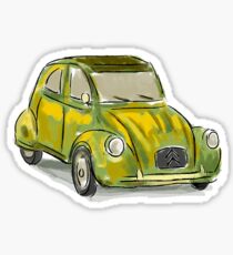 Citroen 2cv Stickers | Redbubble