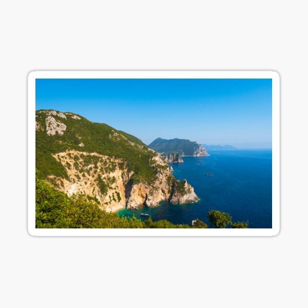 "Giali Beach on Corfu" Sticker for Sale by raphotography88 | Redbubble