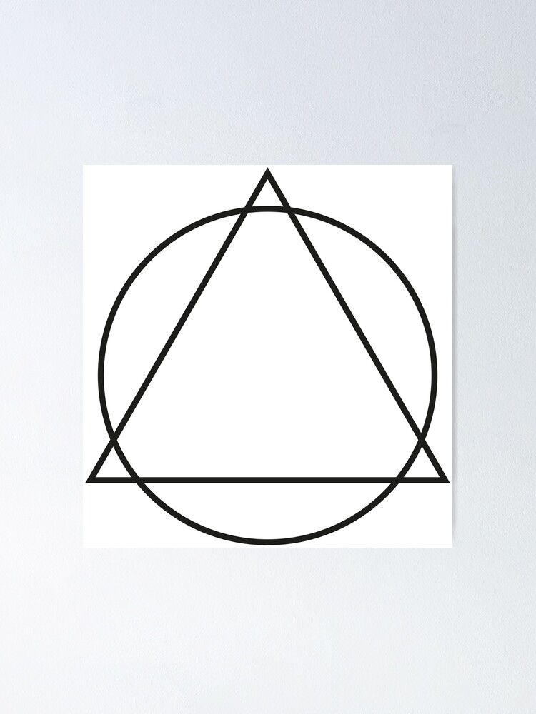 "Circle and Triangle Alcoholics Anonymous Logo" Poster for Sale by ...