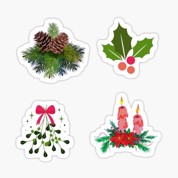 "Yule art pack" Sticker for Sale by CinderPress | Redbubble