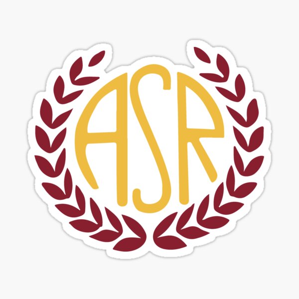 "AS Roma ASR logo" Sticker for Sale by SeshStyle | Redbubble