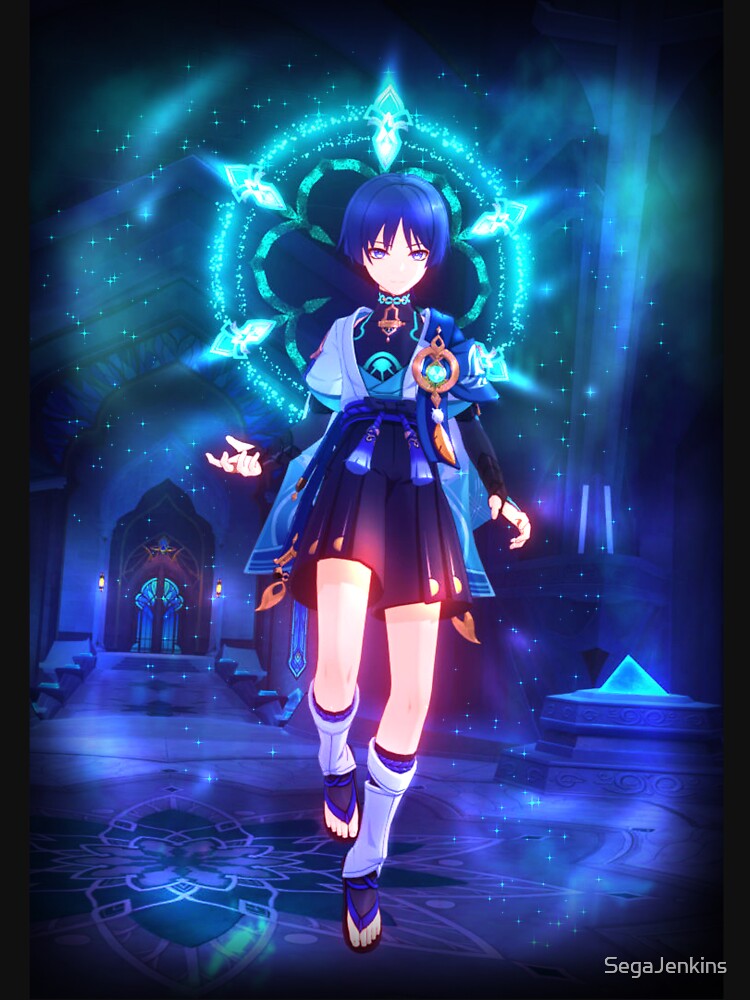 "Scaramouche Anemo Wanderer Genshin Impact" T-shirt for Sale by ...