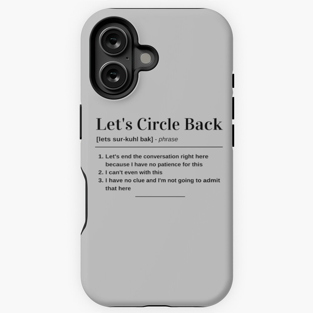 "Let's Circle Back Funny Definition - Office Speak Definition, Let's ...