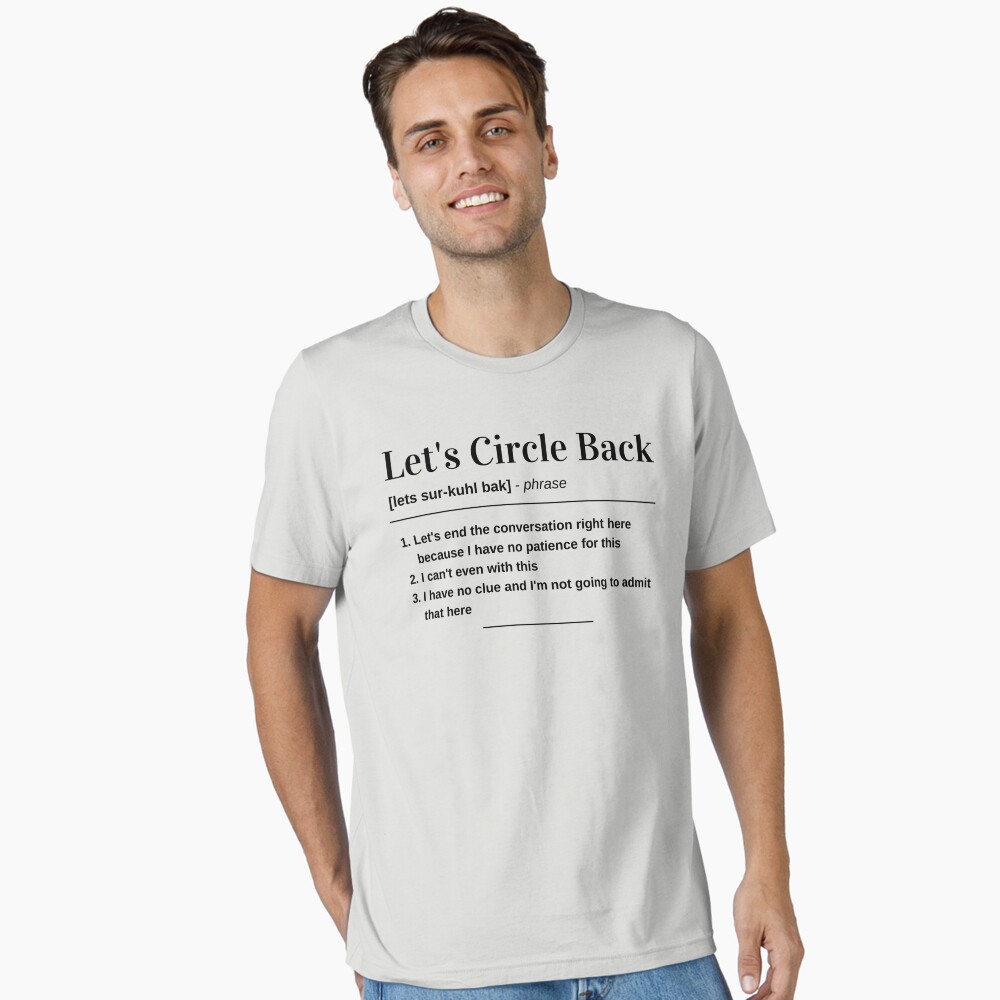 "Let's Circle Back Funny Definition - Office Speak Definition, Let's Circle Back" Poster for ...