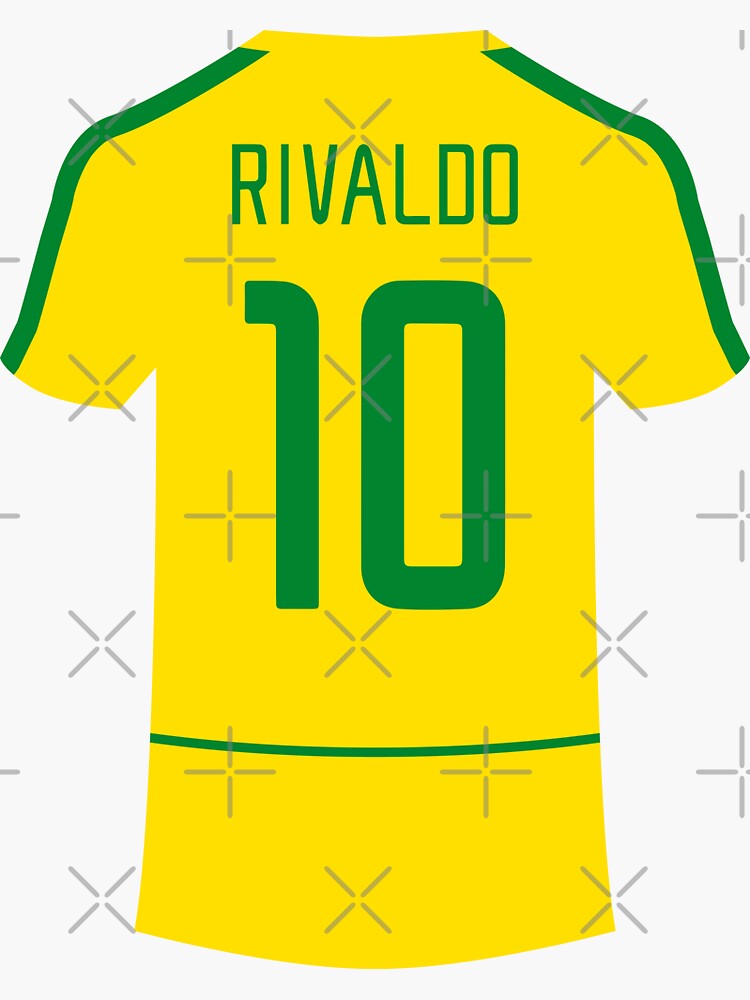 "Rivaldo - Brazil 2002" Sticker for Sale by OnTargetSports | Redbubble