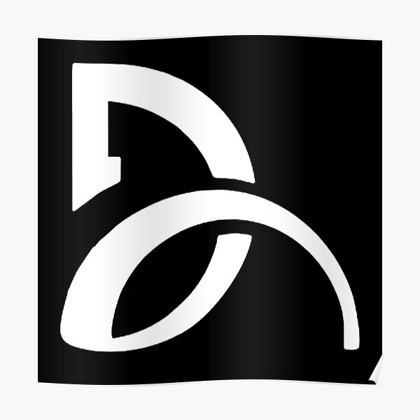 "novak djokovic logo" Poster for Sale by Thewhiteduck | Redbubble
