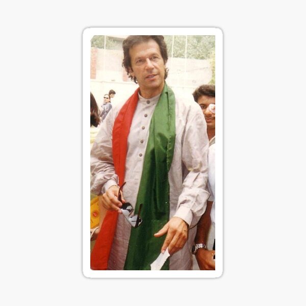 "imran khan" Sticker for Sale by Shuvra | Redbubble