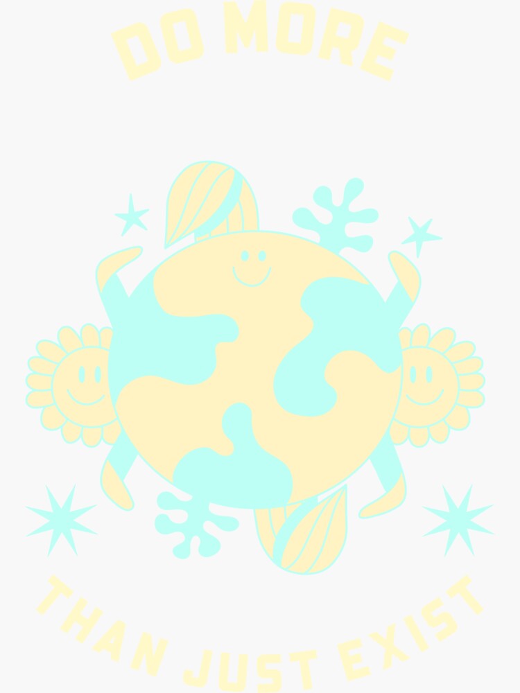 "Do more of Just exist Travelling Exploring camping hiking " Sticker ...