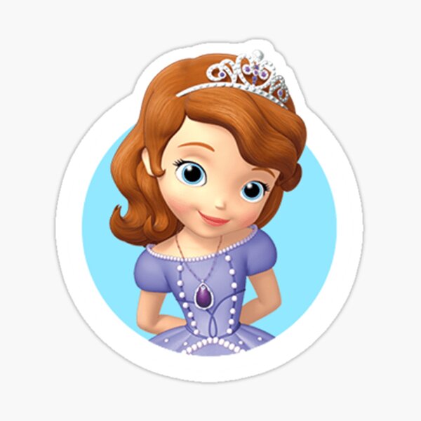 "Sofia the First Incredible cute cartoons for kids 2023" Sticker for ...