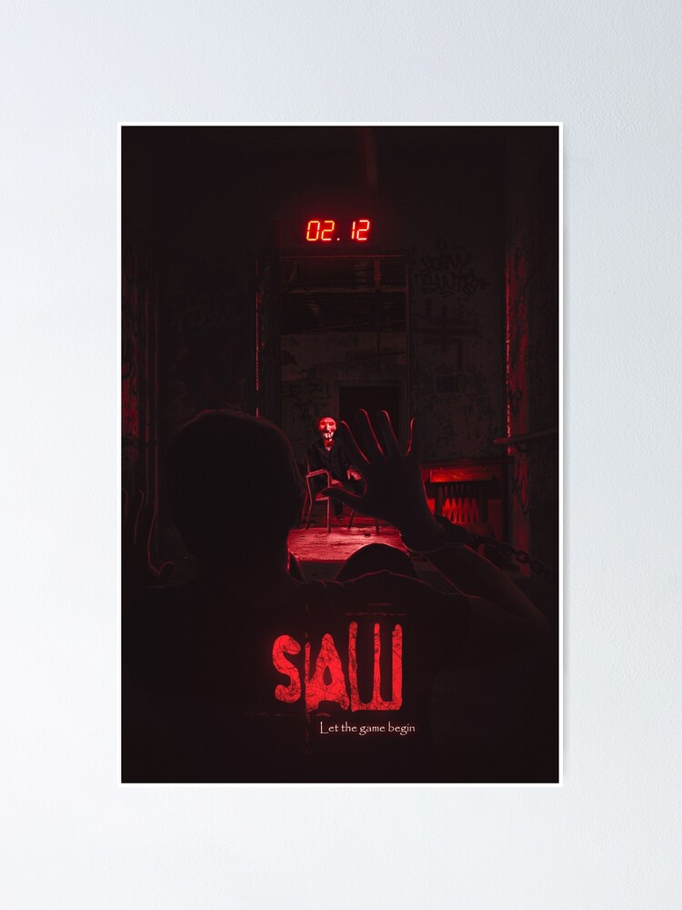 "Jigsaw - Horror Saw Design" Poster for Sale by Karim-Shaarawy | Redbubble