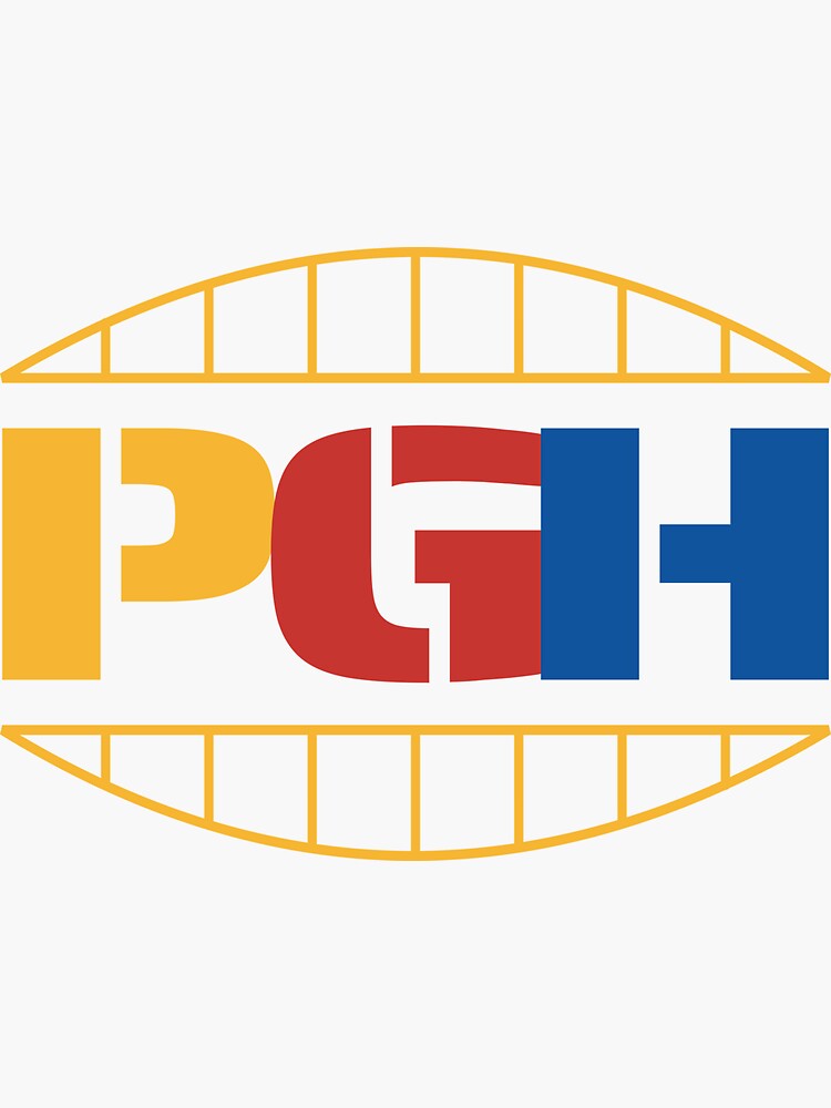 "Pittsburgh PGH Letter Mark with Bridge Motif" Sticker for Sale by ...