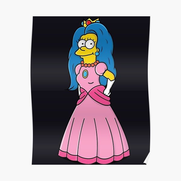 "Princess Marge" Poster for Sale by 1Moonlight | Redbubble