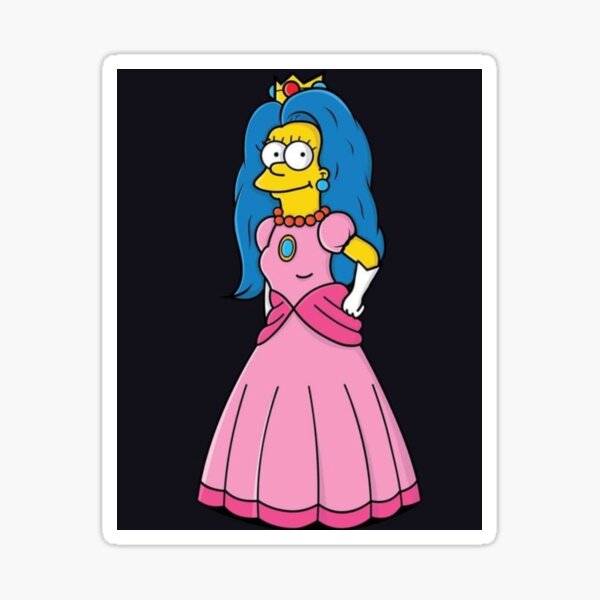 "Princess Marge" Sticker for Sale by 1Moonlight | Redbubble