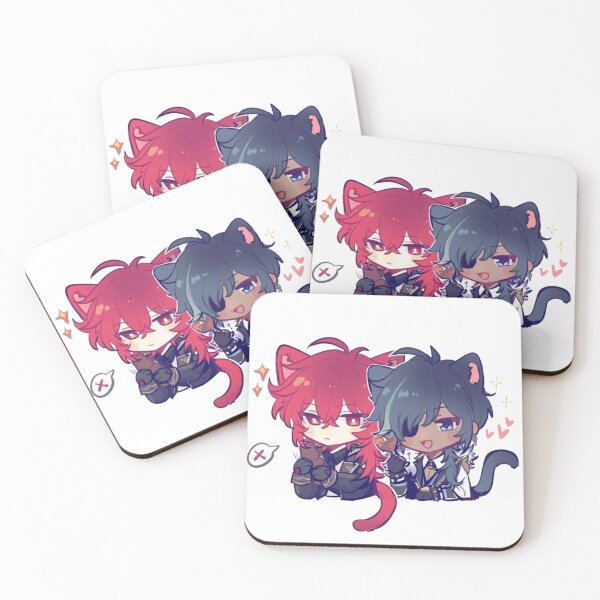 "Genshin Impact Diluc & Kaeya Catboy Diluc Catboy Kaeya Genshin Impact ...