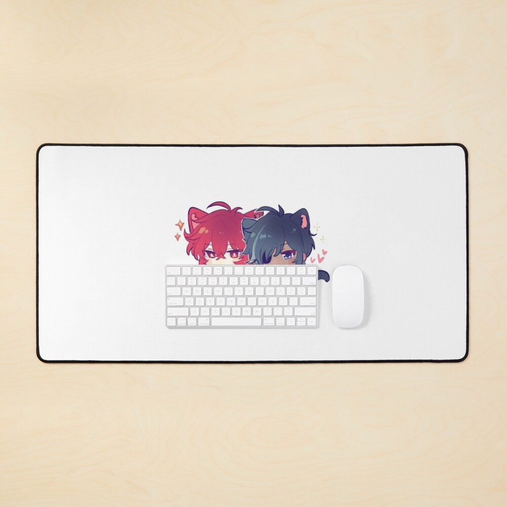 "Genshin Impact Diluc & Kaeya Catboy Diluc Catboy Kaeya Genshin Impact ...