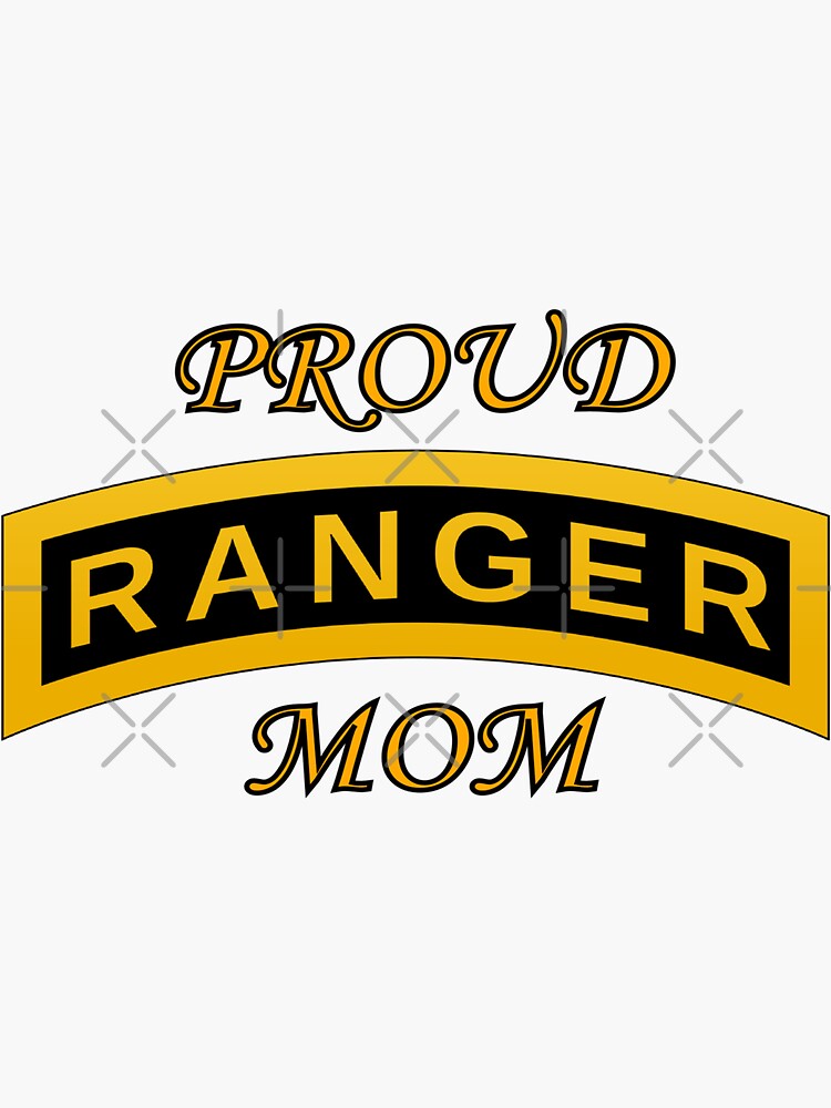"Army Ranger School Tab Proud Mom" Sticker for Sale by DomenicoBarone ...