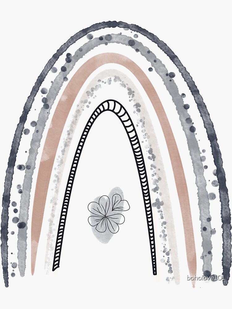 "pastel rainbow, Boho" Sticker for Sale by boholove101 | Redbubble